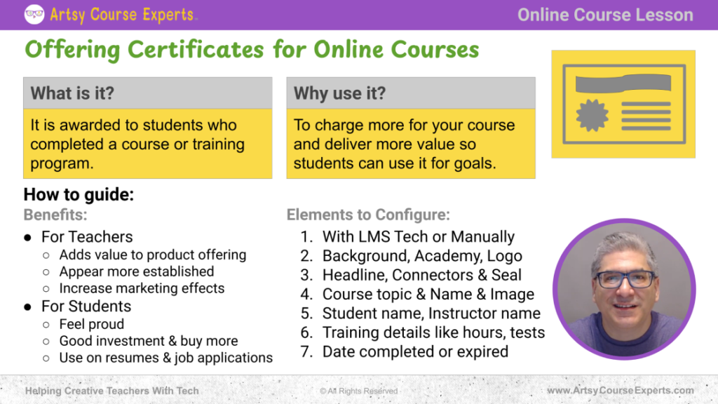 Why Online Courses Should Offer Certificates? - Artsy Course Experts